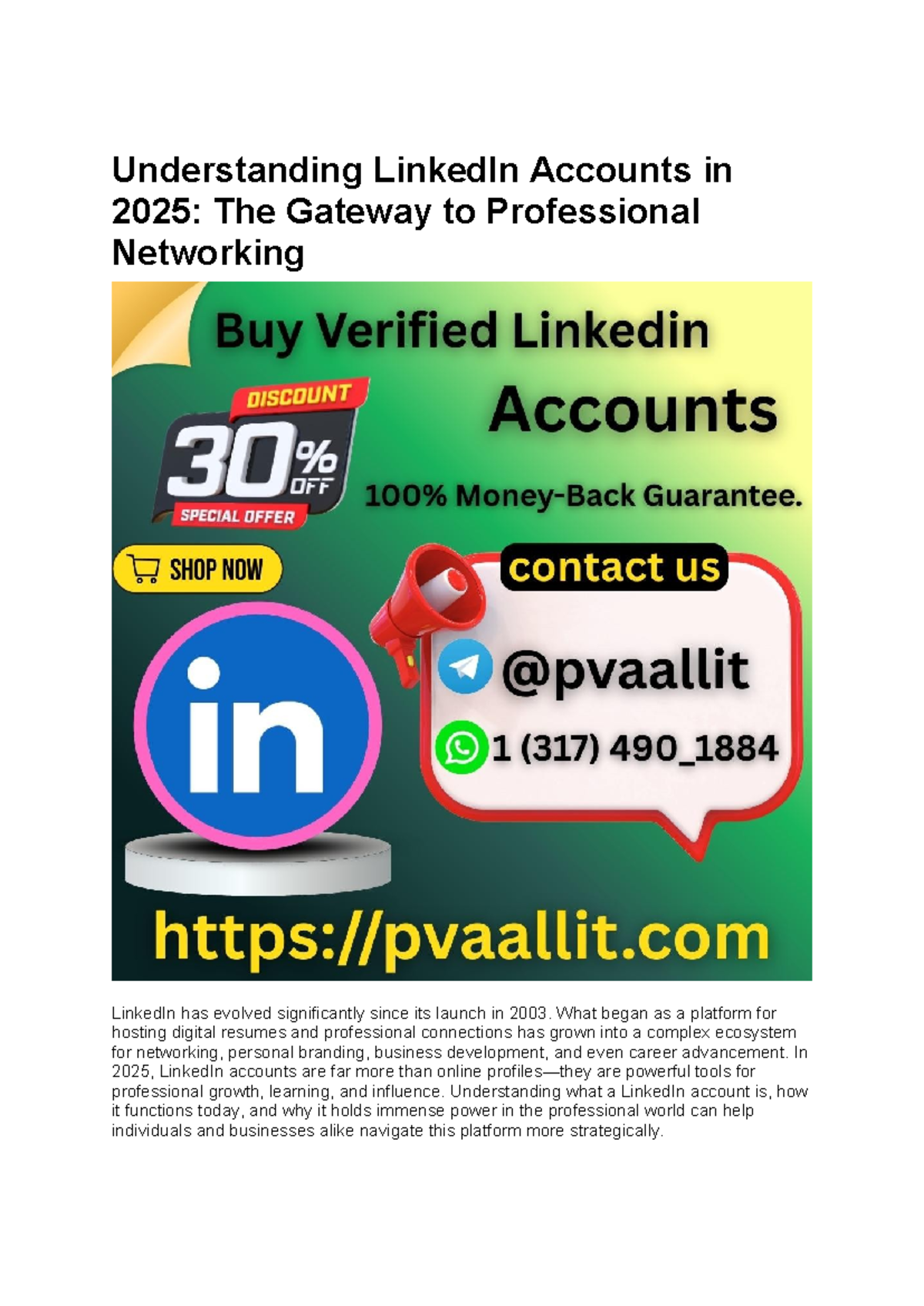 Understanding LinkedIn Accounts in 2025: A Guide to Professional ...