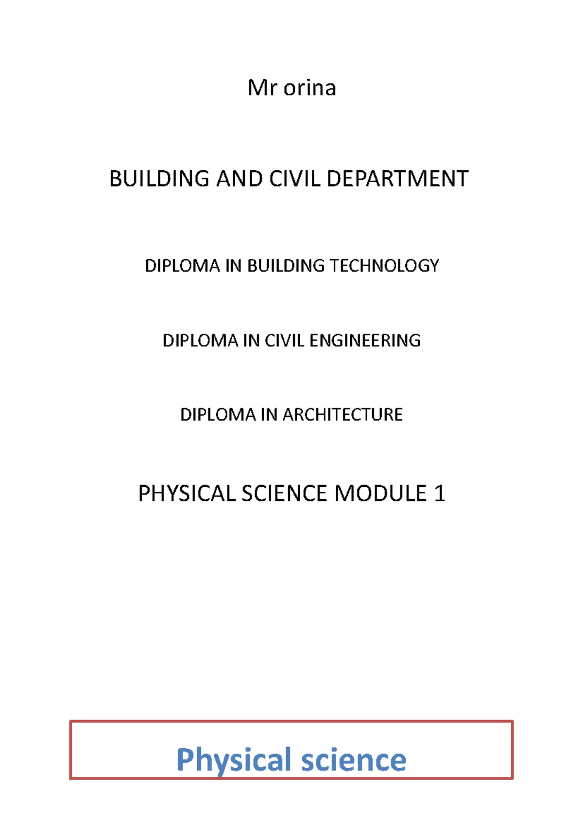 Surveying 1: Lecture Notes on Engineering Surveying Techniques - Studocu