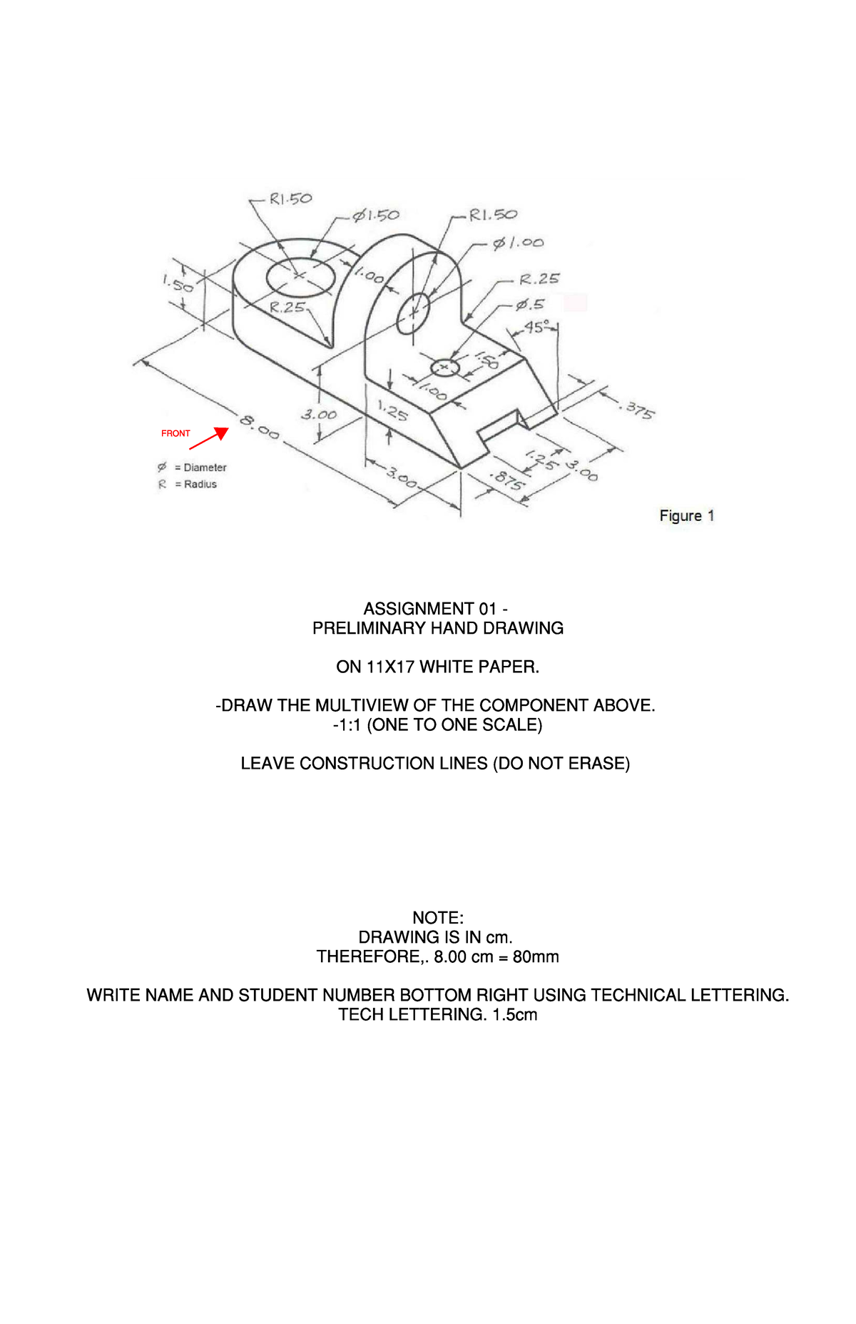 AS-1 Assignment 01: Preliminary Hand Drawing Guidelines - Studocu