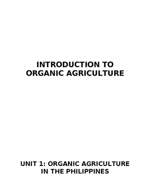 Module 2 - Producing Organic Vegetables - PRODUCING ORGANIC VEGETABLES ...
