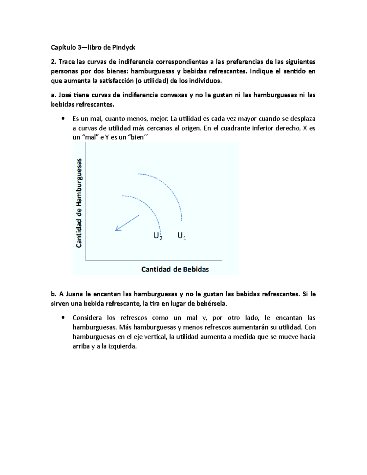 Capítulo 3 - sjdjj - Capítulo 3—libro de Pindyck 2. Trace las curvas de ...