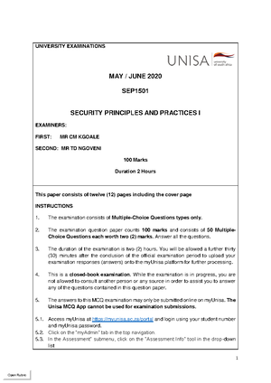 [Solved] Mehuta ya di nonwane le tlhaloo ya tona - SEP1501Assignment 2 ...