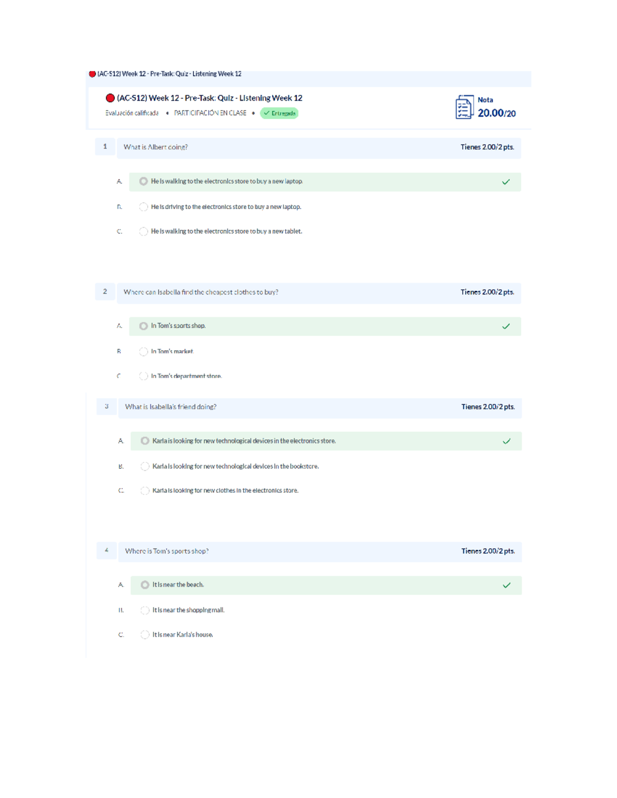 (AC-S12) Week 12 - Pre-Task Listening Quiz Questions and Answers - Studocu