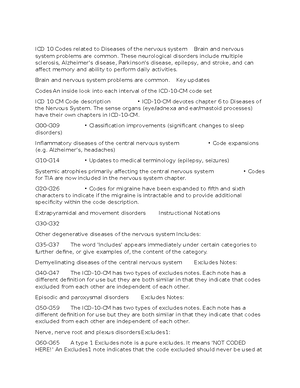 ICD-10-CM Chapter 2: Neoplasms (C00-D49) - Comprehensive Coding Guidelines - Studocu