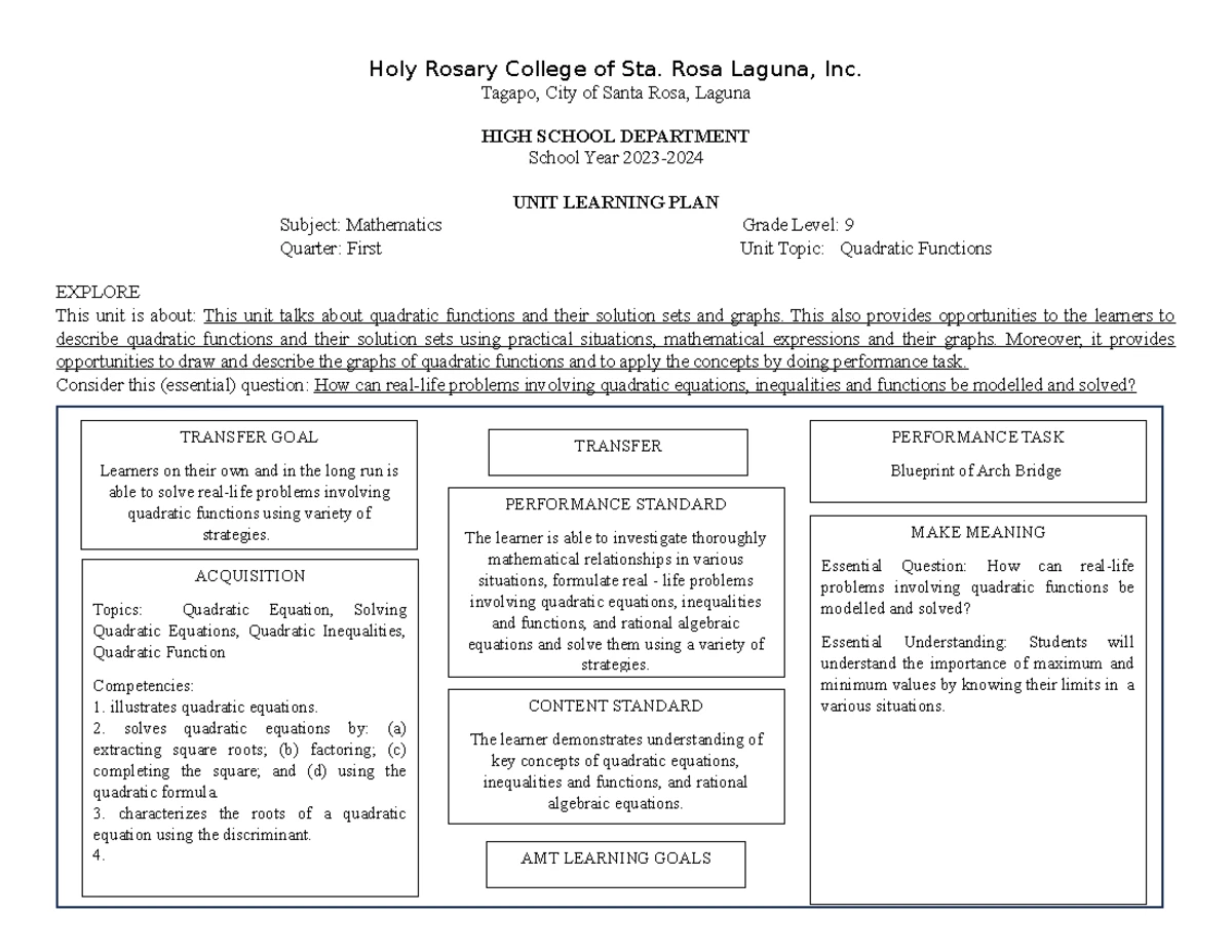 Sample-DLP: Detailed Lesson Plan on Imagery in Contemporary Comics ...