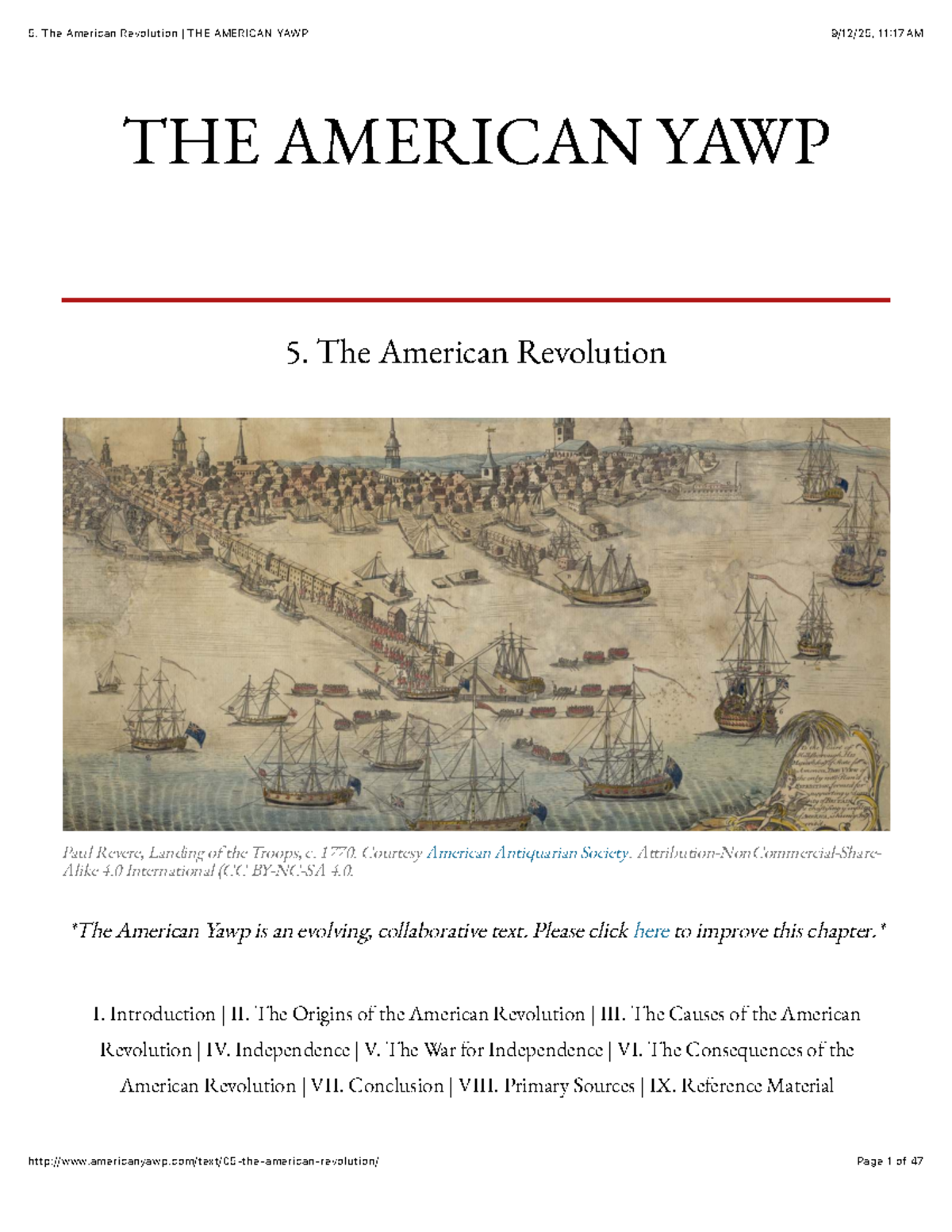 The American Revolution: Key Events and Impacts (HIST 101) - Studocu