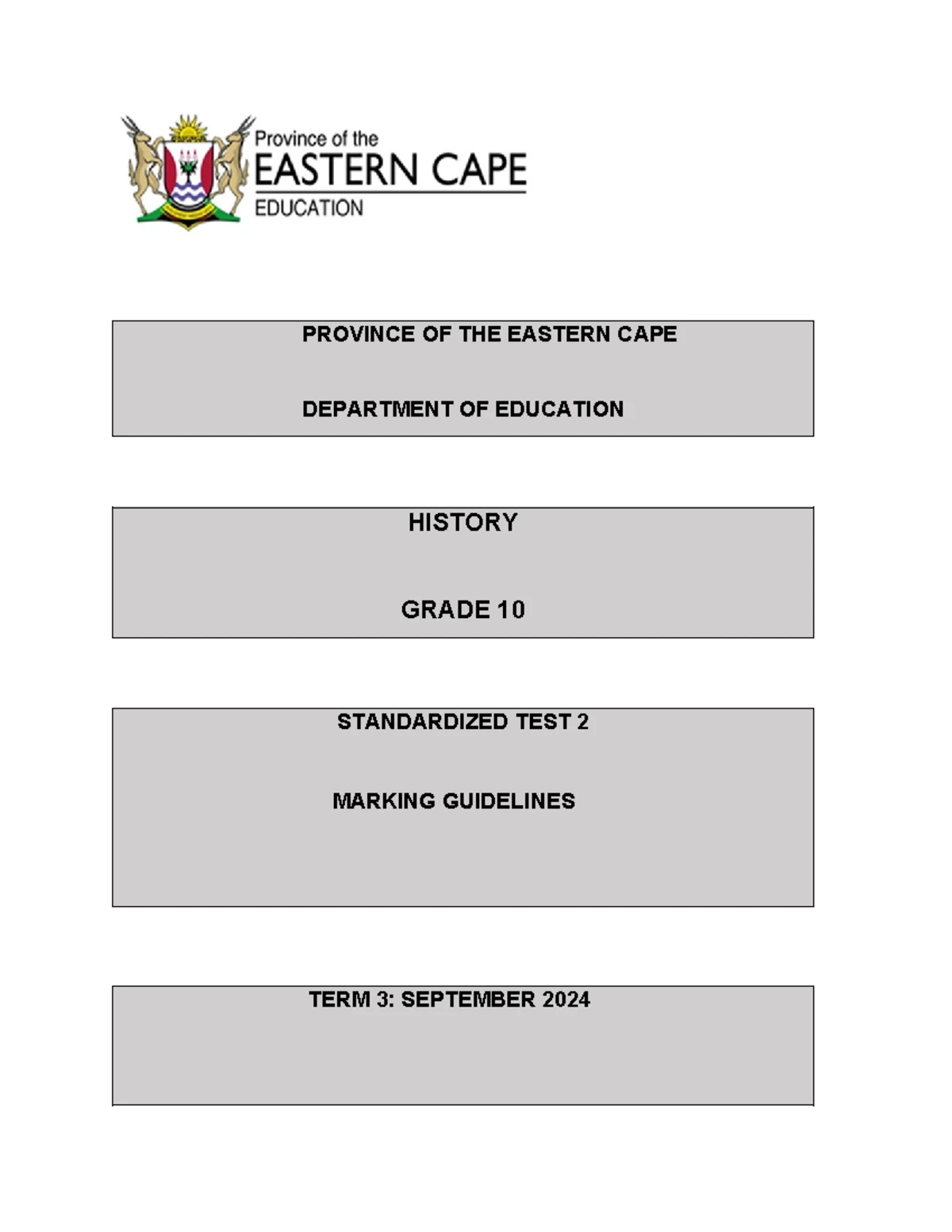 History Grade 10 Student Textbook: Final Version July 2022 - Studocu