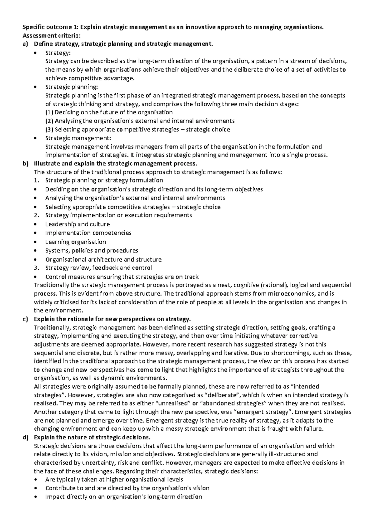 Mng3701 Final Exam Study Guide - Summarized Assignments - Studocu