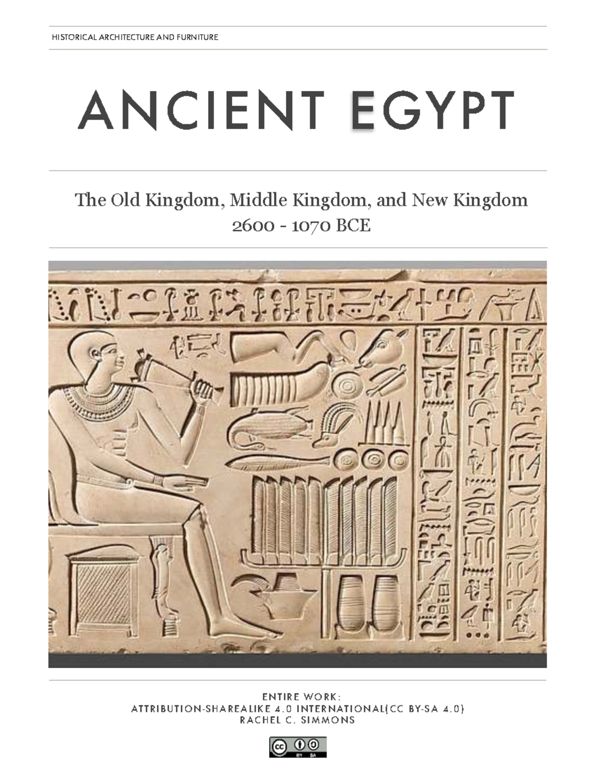 HIST 2600: Architectural Design and Furniture in Ancient Egypt - Studocu