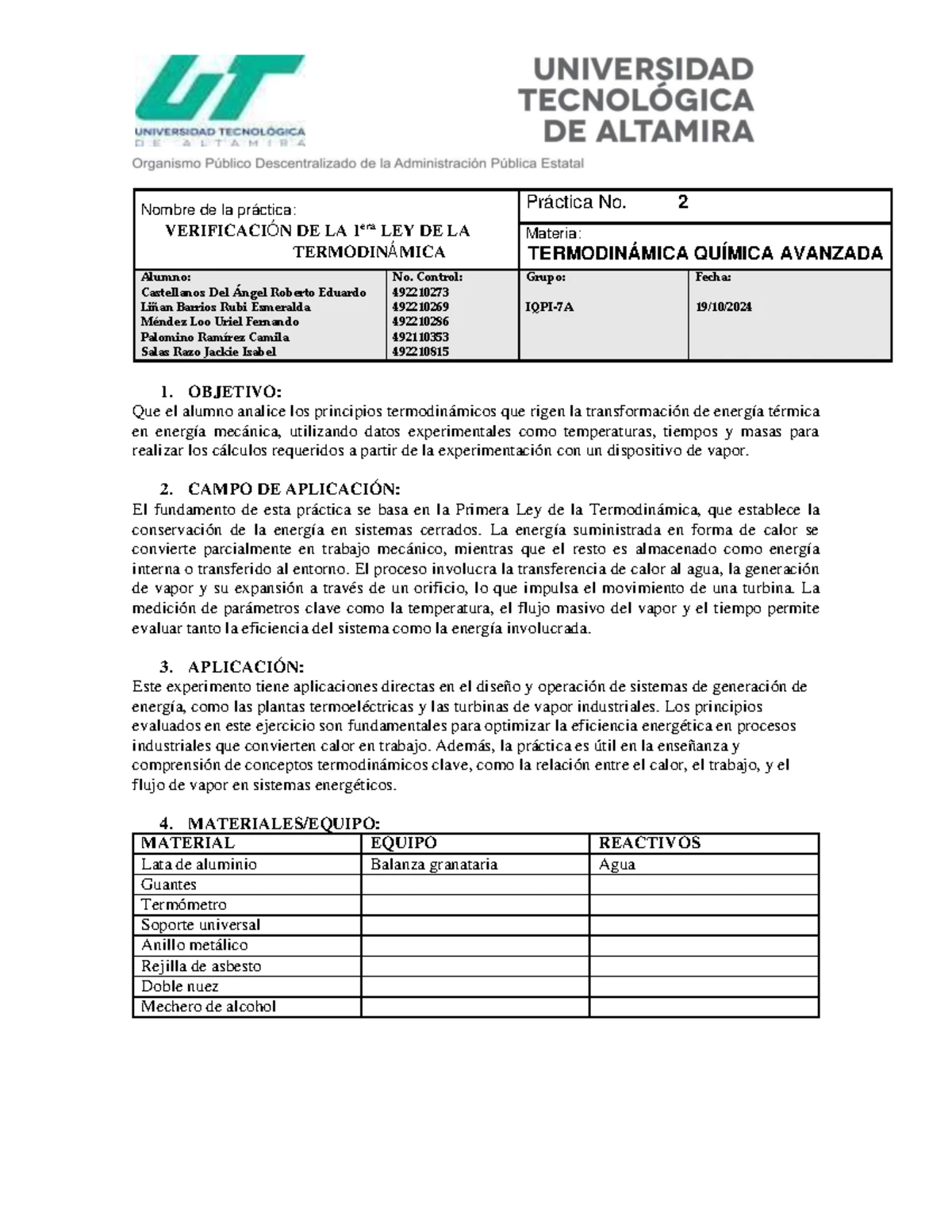 PR2U2 Prueba de Excentricidad en Balanzas Analíticas - Studocu