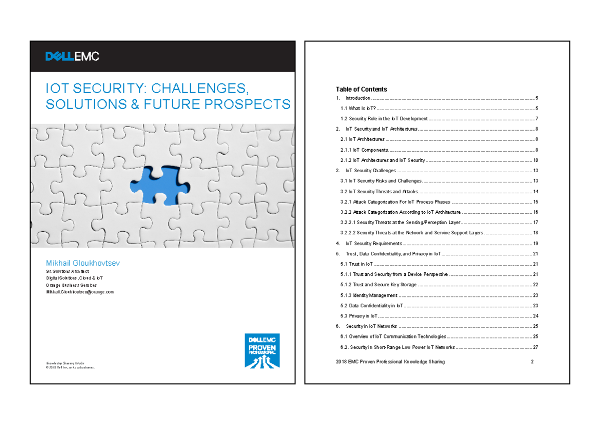 IOT Security saswat - IOT Notes - IOT SECURITY: CHALLENGES, SOLUTIONS ...