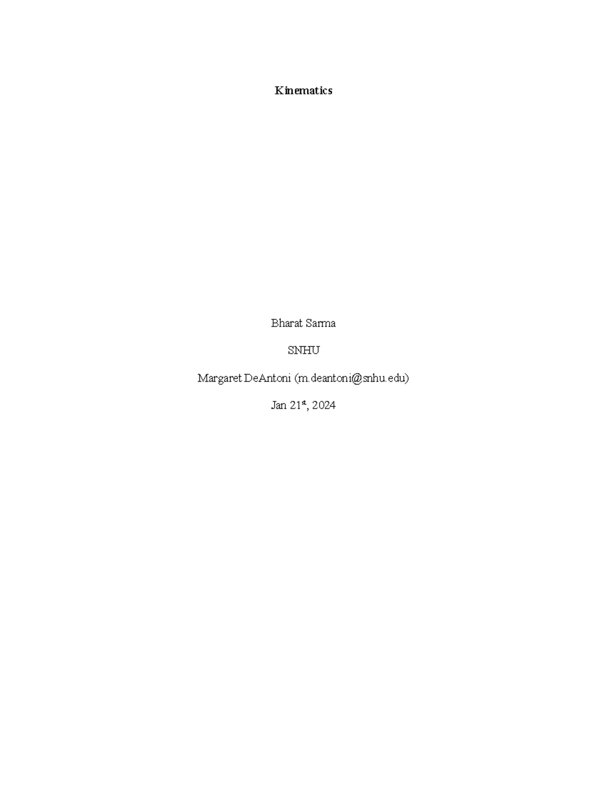 PHY-150 Kinematics Lab Report: Motion Data Analysis and Observations - Studocu