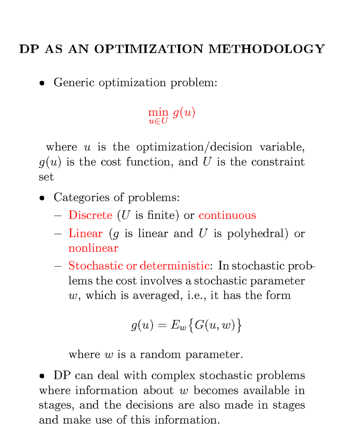 Dynamic Programming: Introduction & Basic Algorithm (DP 101) - Studocu