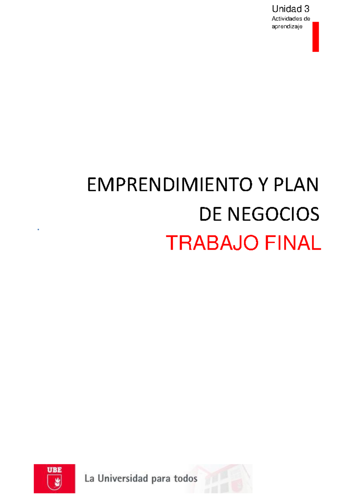 Trabajo Final: Emprendimiento y Plan de Negocios - Tfinal Asinc - Studocu