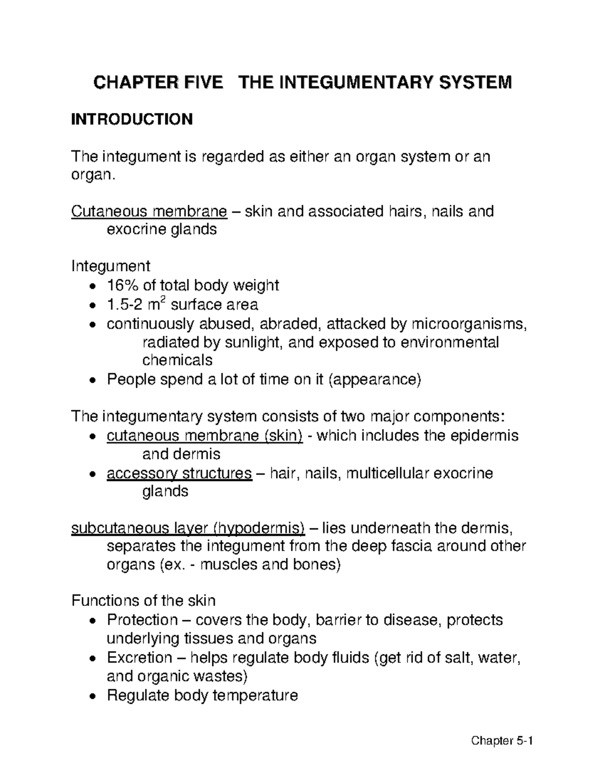 Aging and the Integumentary System: Effects on Skin Health (BIO 101 ...