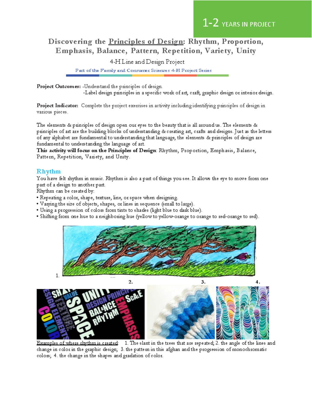 Principles of Design: Rhythm, Proportion, Emphasis, and Balance in FCS ...