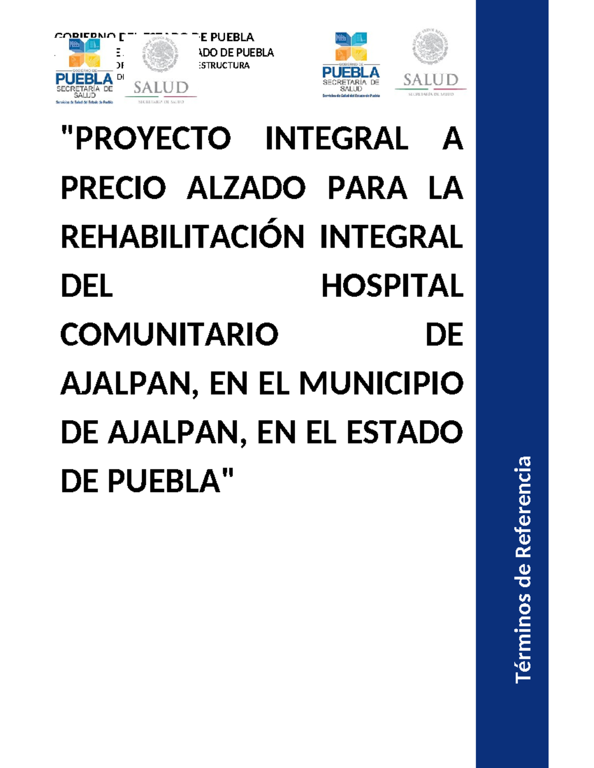 Términos de Referencia para la Rehabilitación Integral del Hospital ...