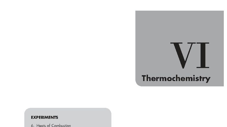 P4 - Calor de Combustión: Experimento 6 en Termoquímica - Studocu