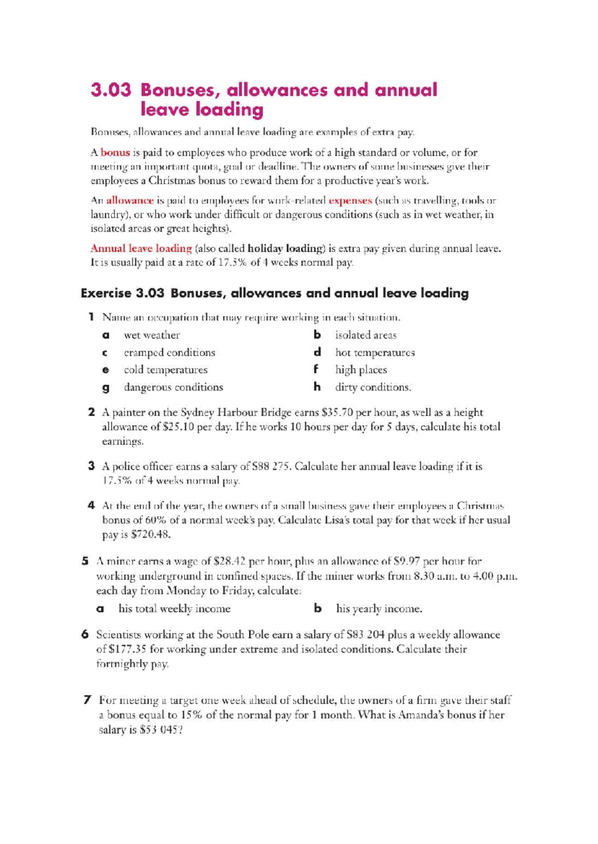 Final Exam Study Guide for CS101: Bonuses and Allowances - Studocu