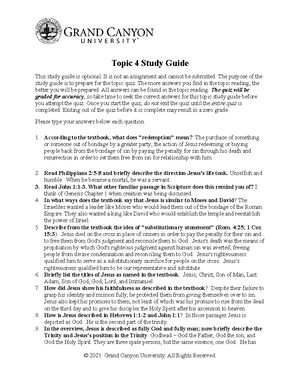 CWV-101 Topic 6 Study Guide - Topic 6 Study Guide This topic study ...