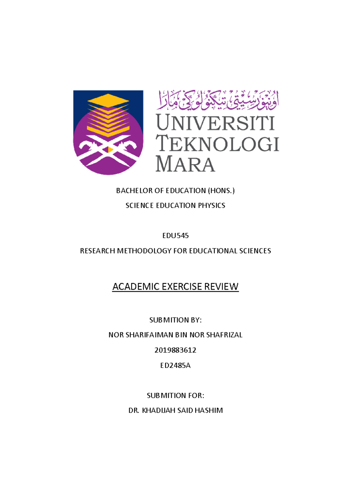EDU545 Research Methodology Review: Cooperative Learning in Science ...