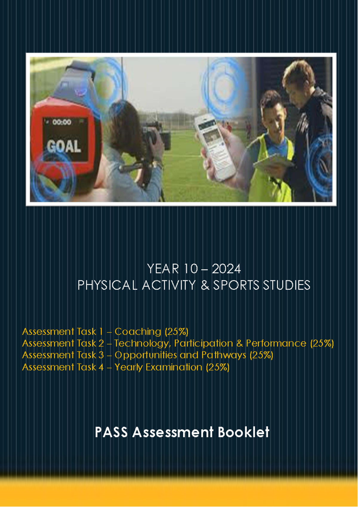 YEAR 10 PASS Physical Activity & Sports Studies Assessment Booklet 2024 ...