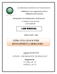 Full Stack Web Development - IT3501 - Studocu