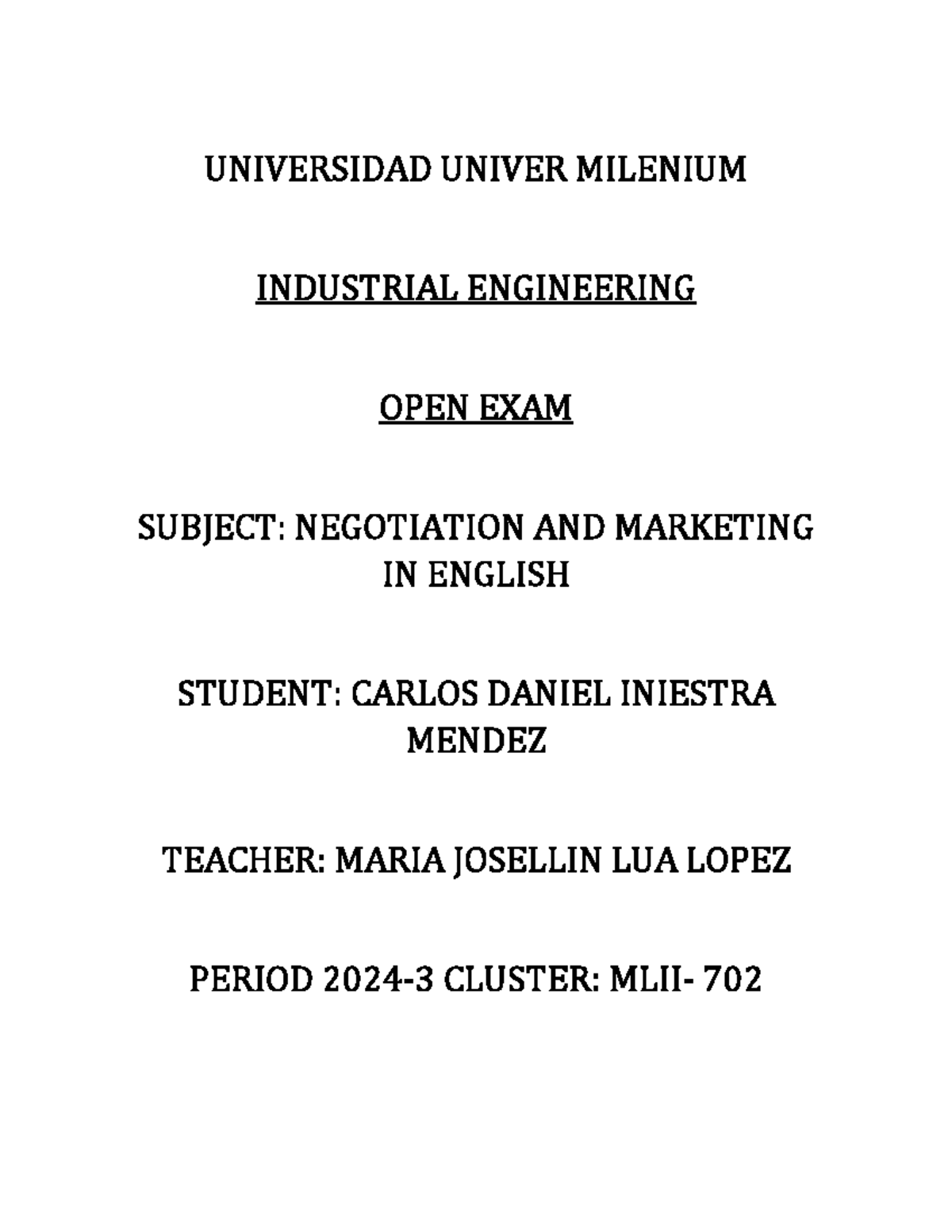 Examen Abierto CDIM - actividad - UNIVERSIDAD UNIVER MILENIUM ...