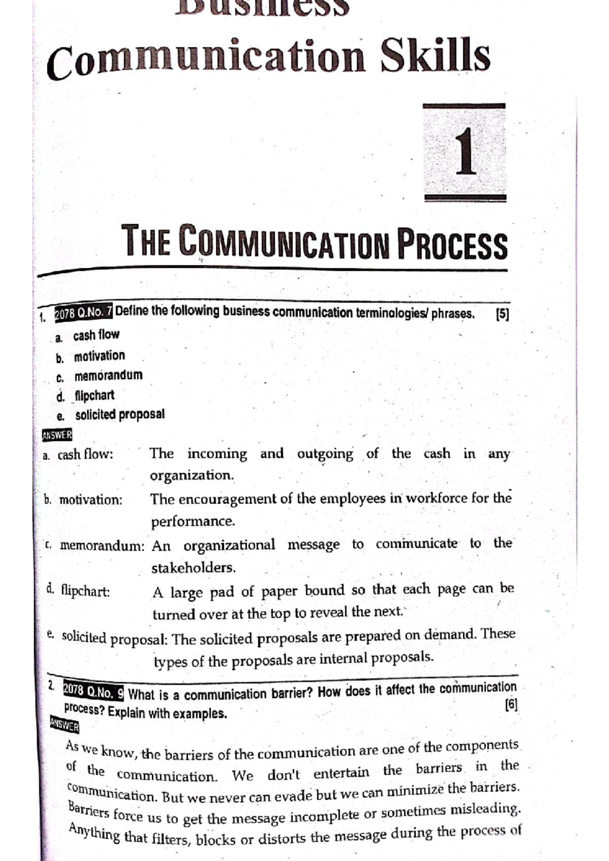 Business Communication Notes for 3rd Semester (2078) - Studocu
