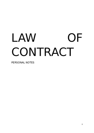 Comprehensive Guide to Contract Law (Law 101) in Malaysia ...