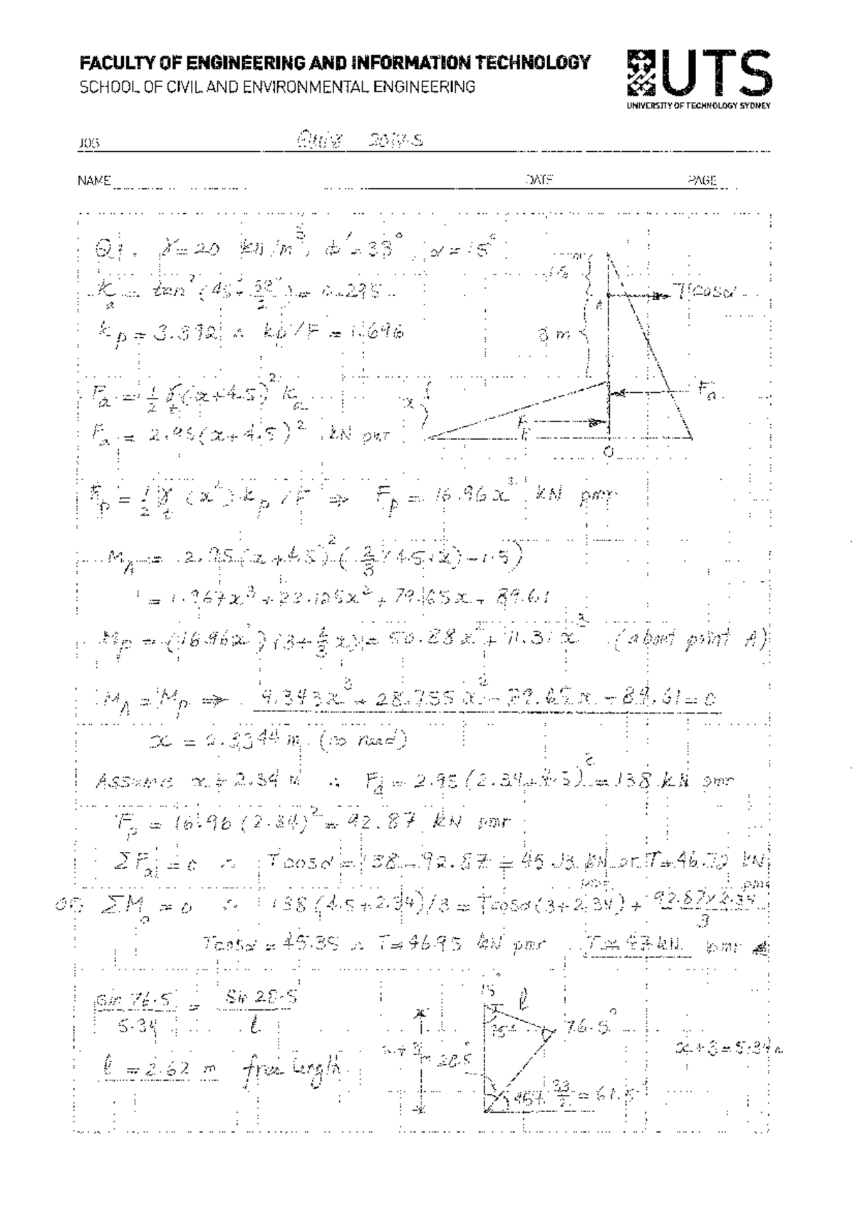 Quiz 3 1 October 2017, questions and answers - 048360 - Studocu