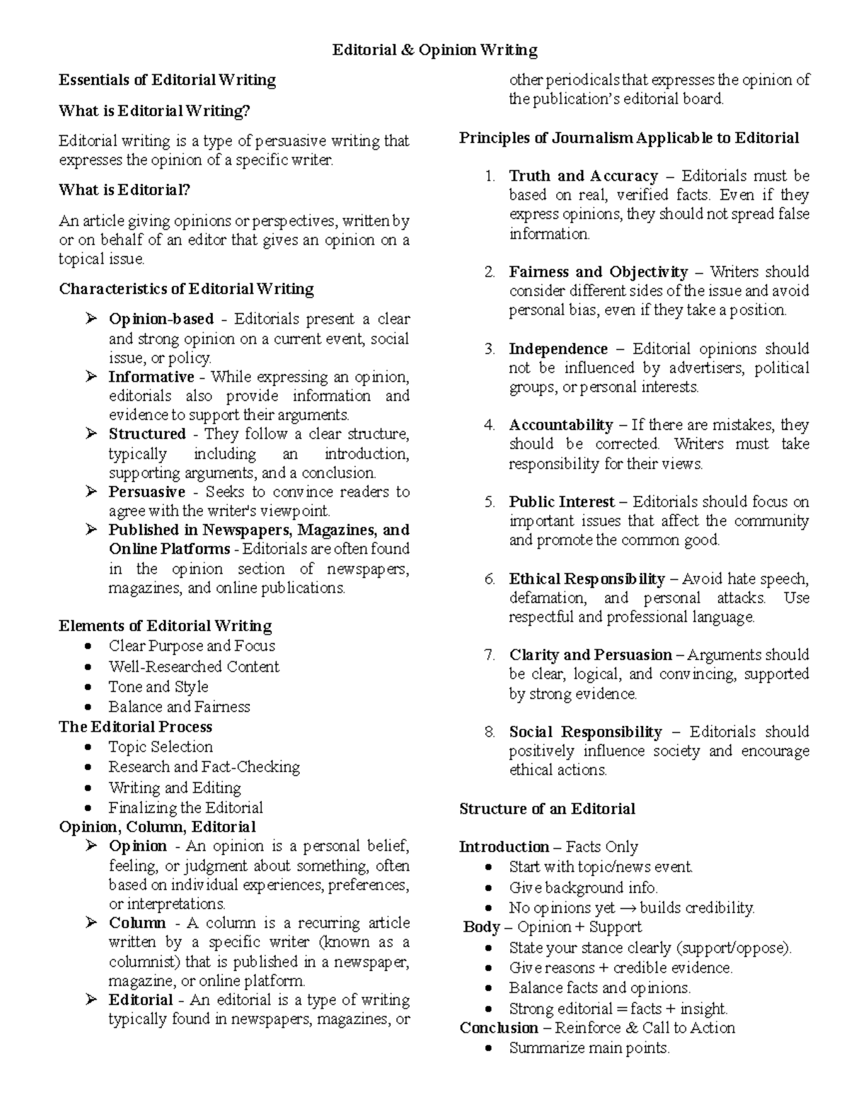Group-4-ENG21: Essentials of Editorial Writing in Campus Journalism ...