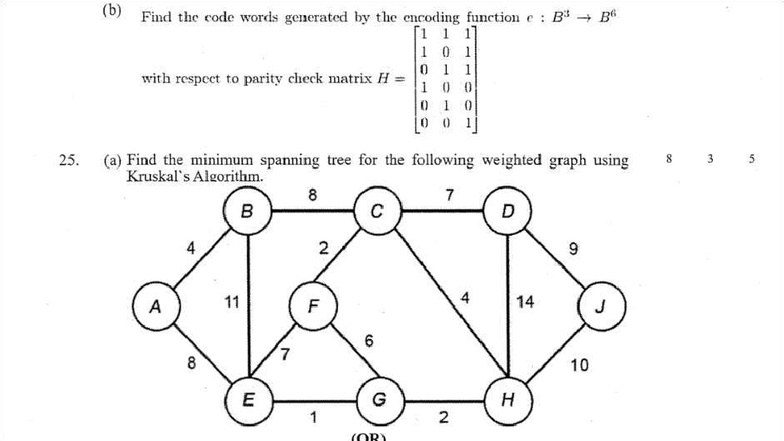 IMP 8 & 15 Marks Questions: Encoding, Graphs & Closure Algorithms - Studocu