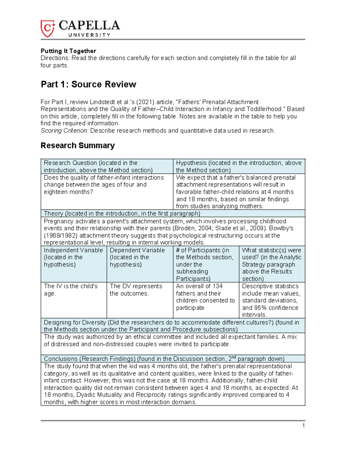 C PSYC 2700 Final Exam Study Notes: Father-Child Interaction Dynamics ...