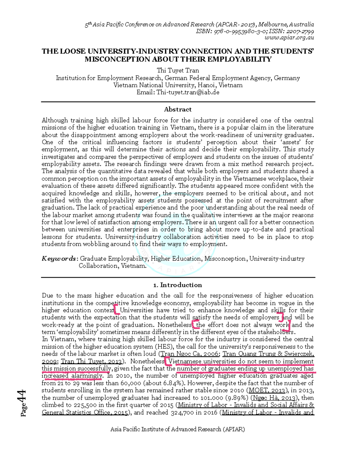 06 - cdw fdec effr edcf - ISBN: 978- 0 - 9953980 - 3 - 0; ISSN: 2207 ...