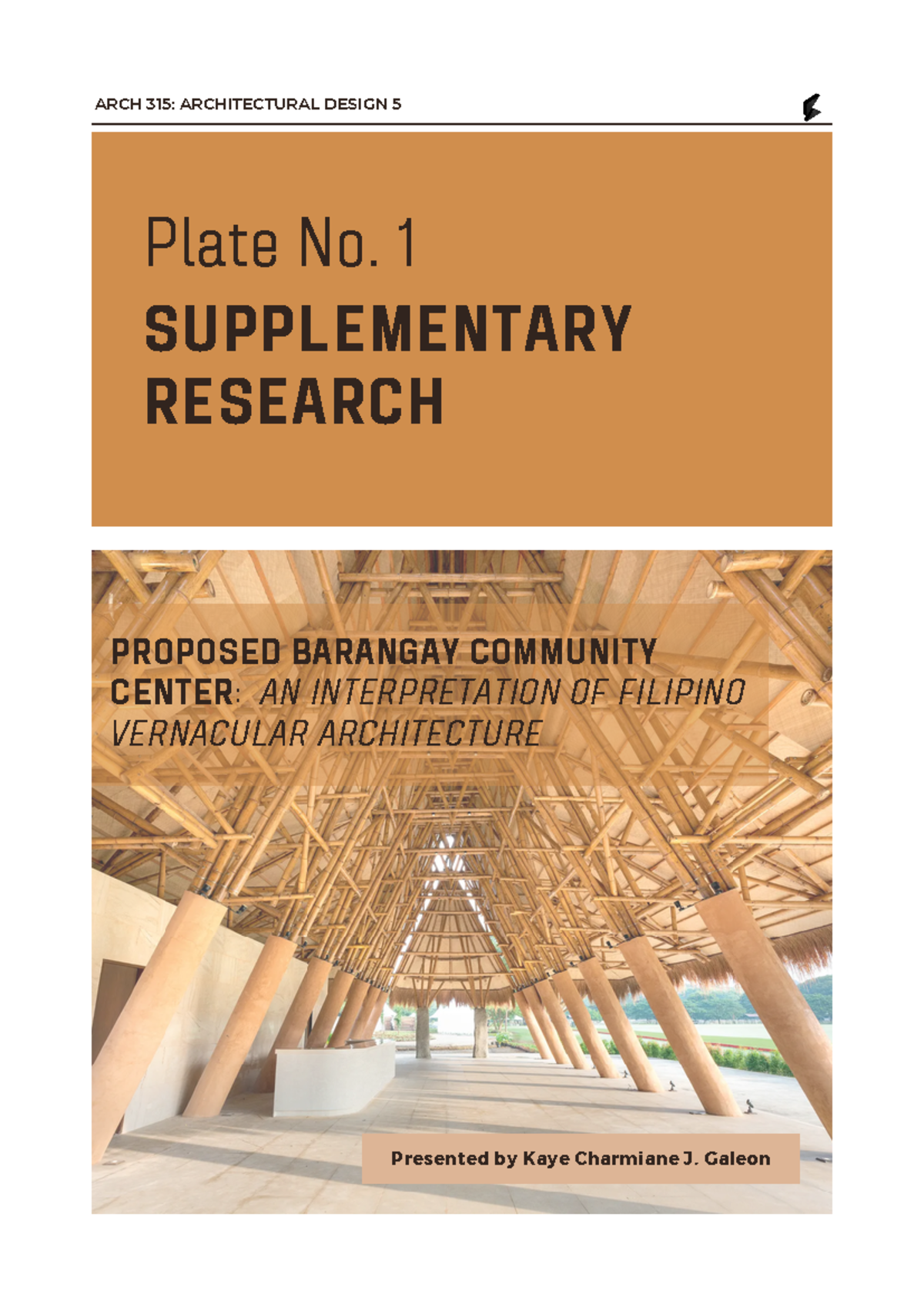 Design 4 Supplementary Data - Presented by Kaye Charmiane J. Galeon ...