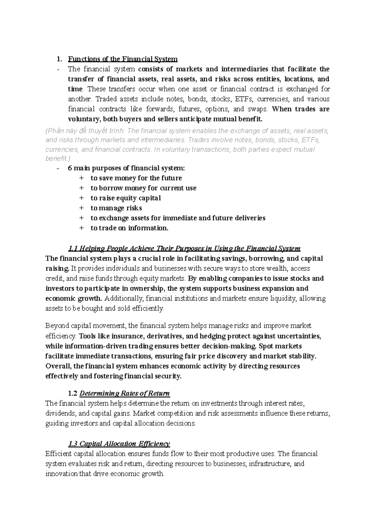 Financial System Overview: Structure, Functions, and Asset ...