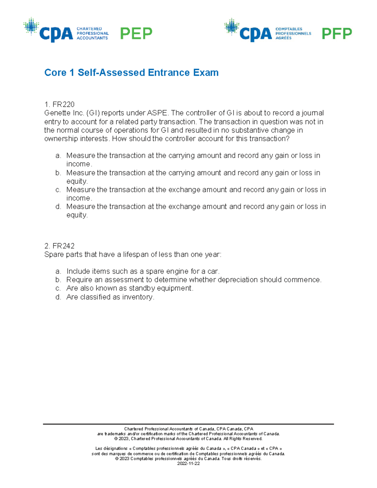 G10488-EC Core-1-SAEE-Quiz Review and Practice Questions - Studocu