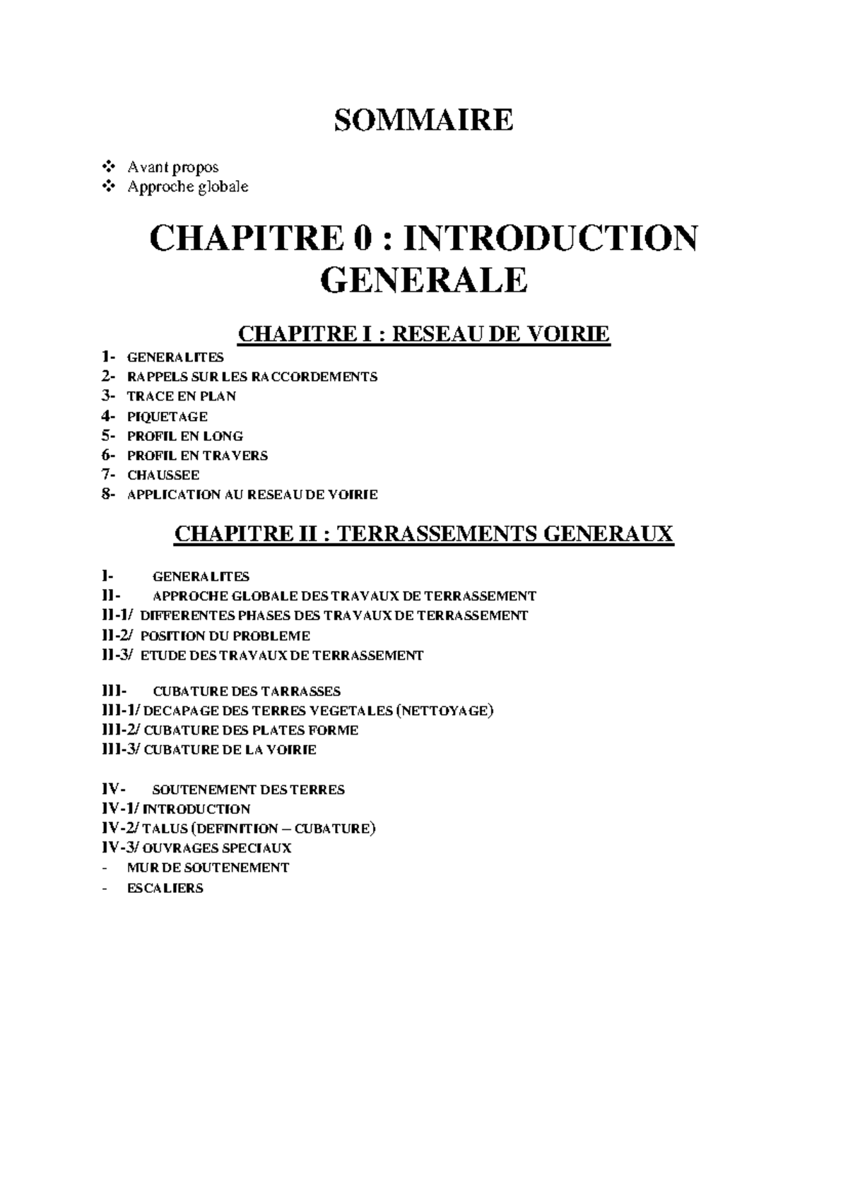 Cours VRD : Étude des Réseaux de Voirie et Techniques Associées - Studocu