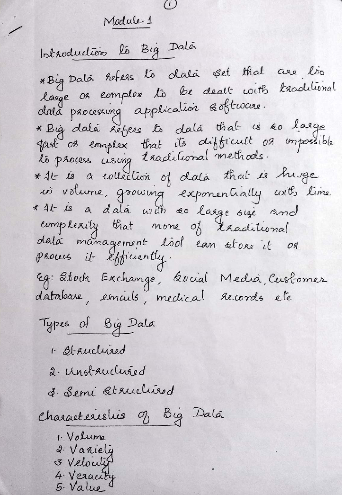 M1 - Introduction to Big Data: Concepts and Platforms - Studocu