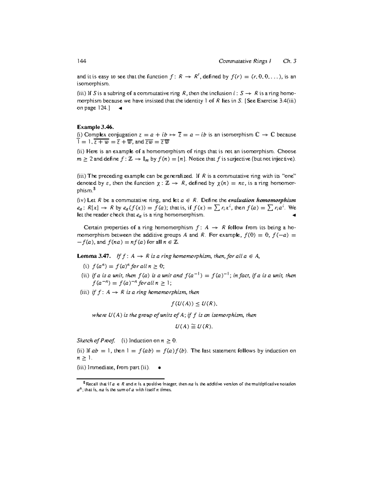 0160-0162 - Basic Algebra 101: Commutative Rings & Homomorphisms - Studocu