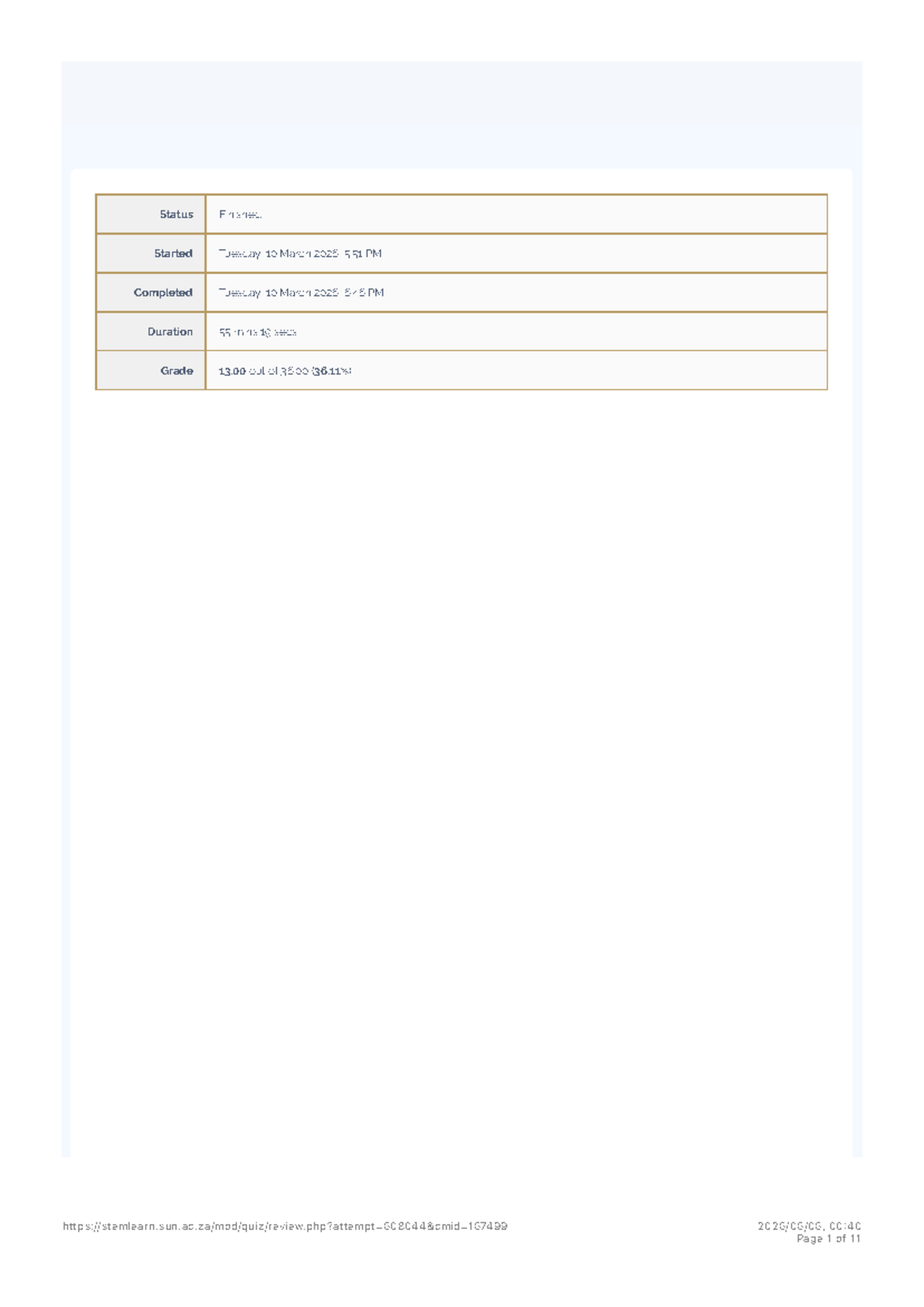 Test 1 Part 1 2026 (70%) - Multiple Choice Review - Studocu