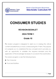 Consumer Studies - Further Education and Training - Studocu