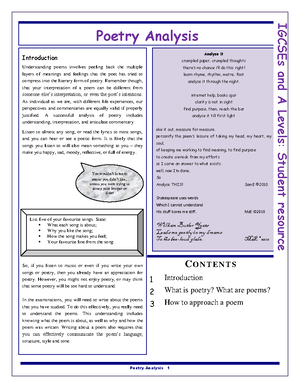 Gr 10 Term 1 2019 EFAL Lesson Plan Poetry - Poetry Reading POEM 4 ...