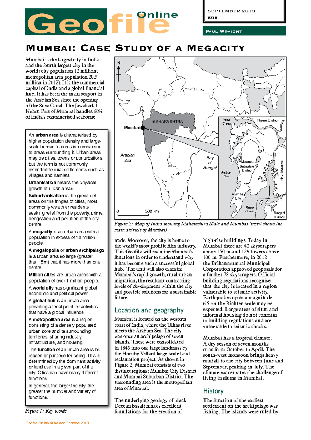 Mumbai megacity case study - Mumbai is the largest city in India and ...