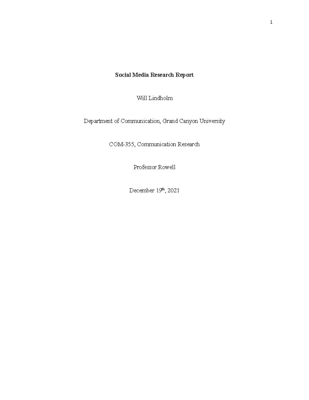 COM-355 Social Media Impact Research Report (Final) - Studocu