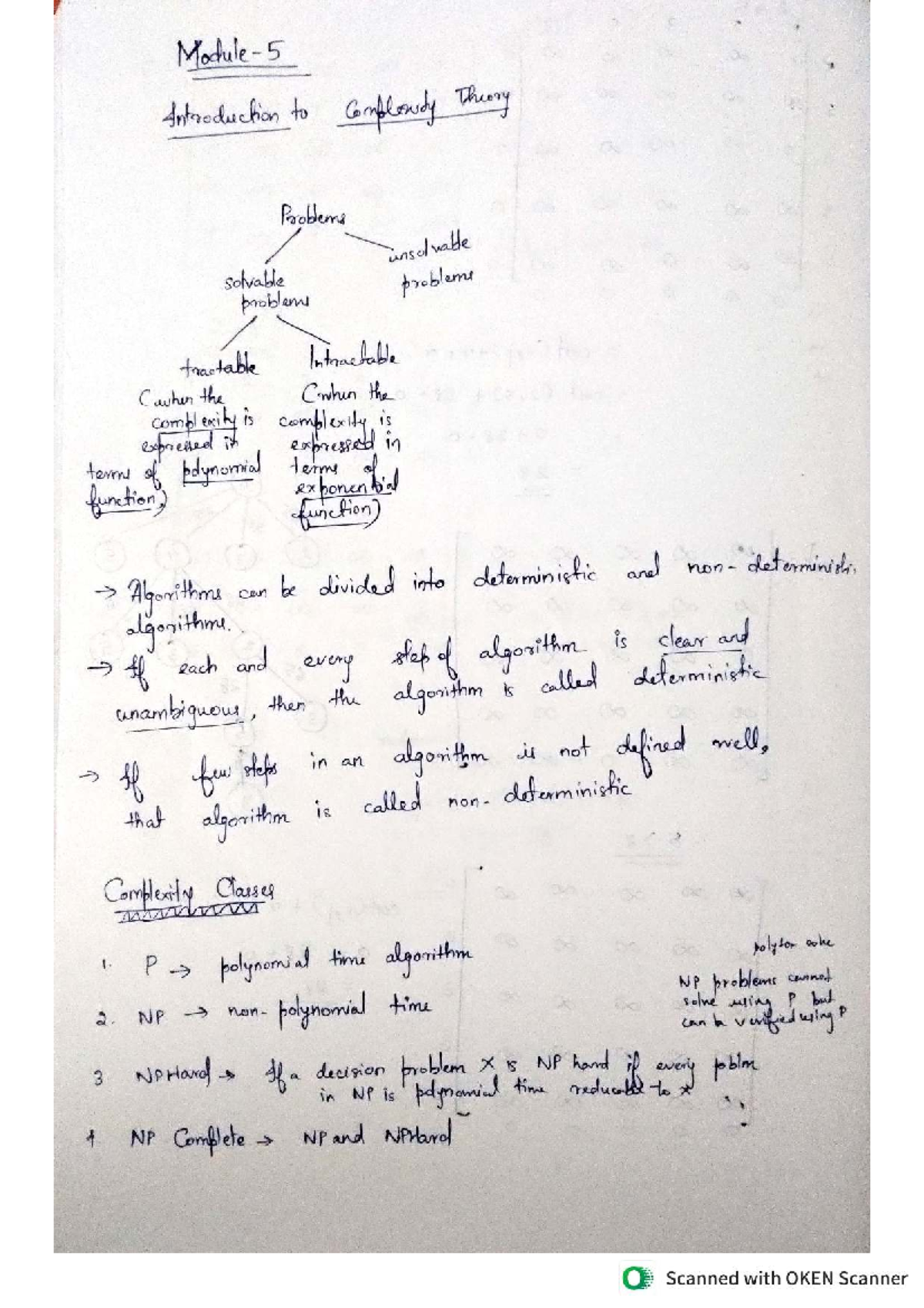 Complexity Analysis in Solvable Problems - CS 15 Final Exam Notes - Studocu