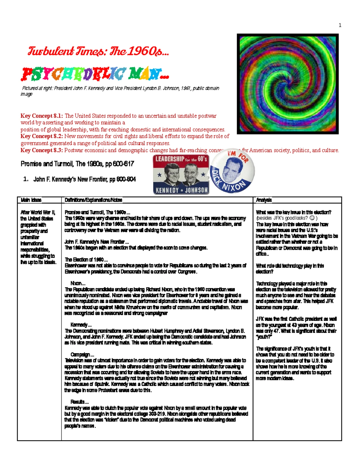 Amsco Ch 26 Reading Guide - The Early Cold War From the College Board ...