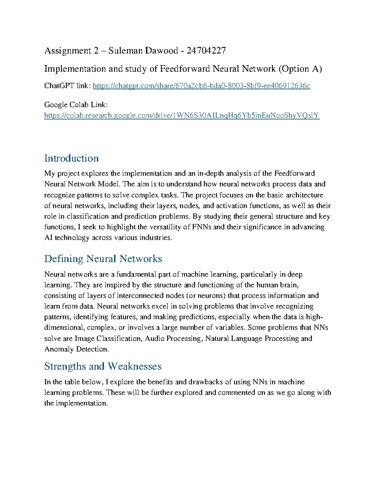 ML-Project 2 - HD - Final Report on Feedforward Neural Network ...