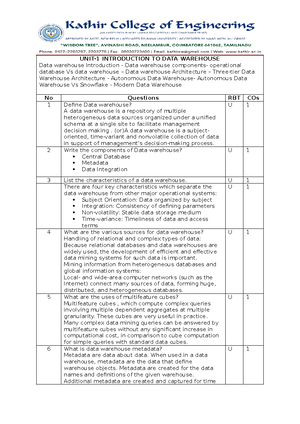 CCS341-Data Warehousing lab manual(2021) - PANDIAN SARASWATHI YADAV ...